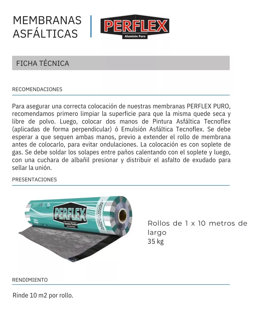 Membrana Asfaltica No Crack 35 Kg Perflex Super Resistente