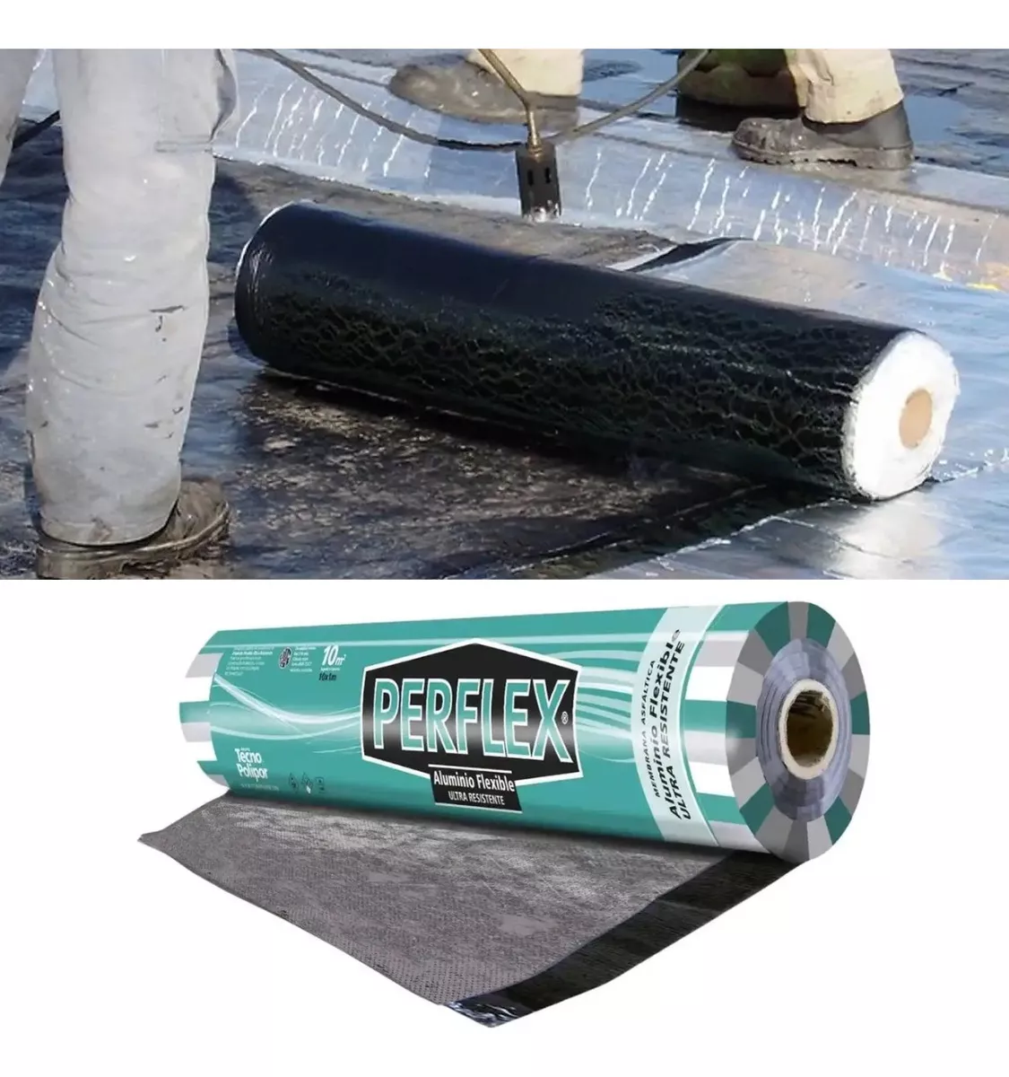 Membrana Asfaltica No Crack 35 Kg Perflex Super Resistente